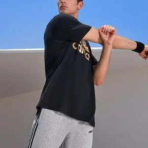 Adidas Alphabet Large Logo Sports T-shirt