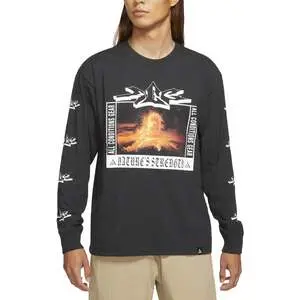 Nike Long-sleeve Volcano Tee 'black Volcano