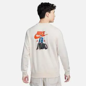 Nike French Terry Crewneck Sweatshirt 'biege