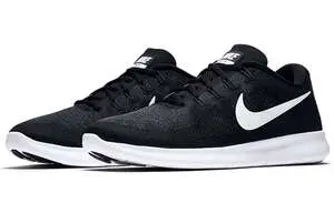 Nike Free Rn 2017 Athletic Sneakers - Black/white