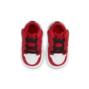 JORDAN 1 Low Toddler 'reverse Black Toe - Red/white