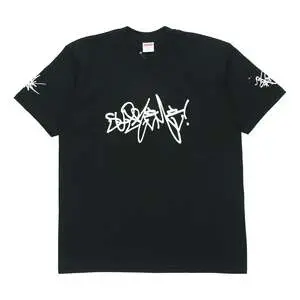 Supreme Ss20 Week 4 Rammellzee Tag Tee Logo Tee - Black
