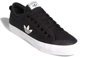 Adidas Nizza Trefoil Sneakers - Black/white