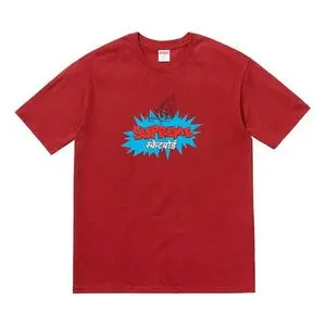 Supreme Supreme Ss18 Ganesha Tee Brick Thailand Short Sleeve Unisex Red Red