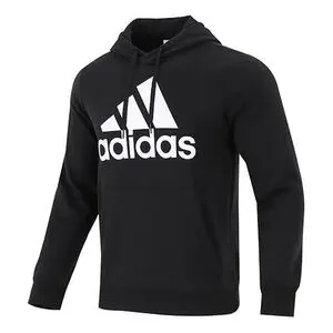Adidas Bl Fl Hd Large Logo Hoodie - Black
