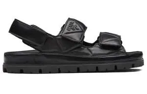 Prada Padded Nappa Leather Sandals