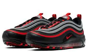 Nike Max 97 Reflective Bred Sneakers - Black