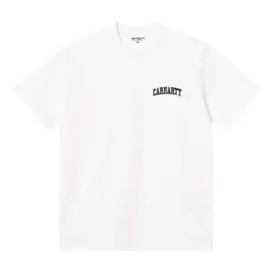 Carhartt Work In Progress University Script Short Sleeve T-shirt - White