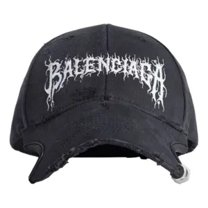 Balenciaga Diy Metal Outline Cap - Black