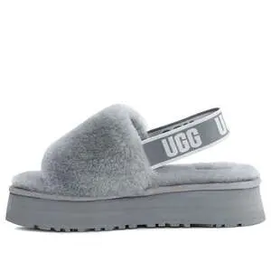 UGG UGG Disco Slide Platform Slippers Gray