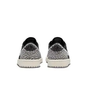 JORDAN 1 Low Og 'black Cement' Sneakers - Black/muslin/tech Grey