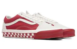 VANS Og Old Skool Lx "bumper Cars Marshmallow Cardinal" Sneakers - Redwhite