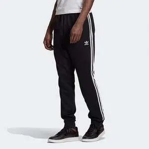 Adidas Originals Sst Tp P Blue Sports Pants - Black