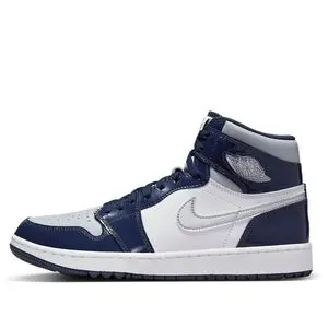 JORDAN Air 1 High Golf Sneakers - Bluewhite