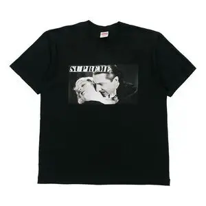 Supreme Ss19 Bela Lugosi Tee Vampire Printing Short Sleeve - Black