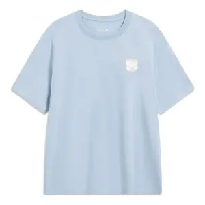 LI-NING Chinese Culture Butterfly Graphic T-shirt 'light Blue - Light Blue/white