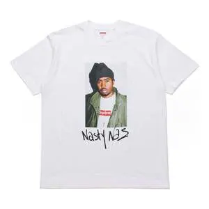 Supreme Fw17 Nas Character Printing Short Sleeve - White