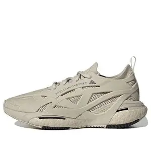 Adidas Adidas By Stella McCartney Solarglide Athletic Lace-Up Sneakers Beige/black