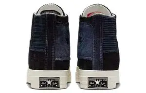 CONVERSE Chuck 70 Hi Upcycled Corduroy Sneakers - Black/navy/egret