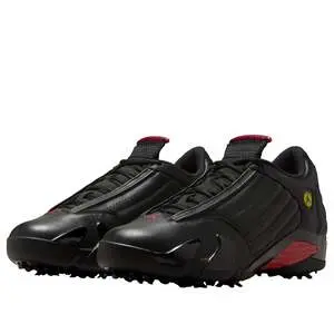 JORDAN Retro Golf 'last Shot' Sneakers - Black/varsity Red