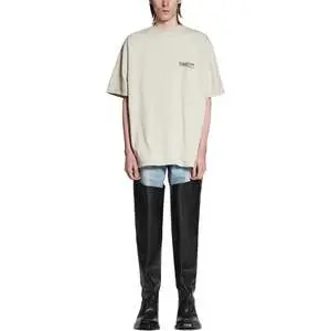 Balenciaga Political Campaign T-shirt Large Fit - Beige