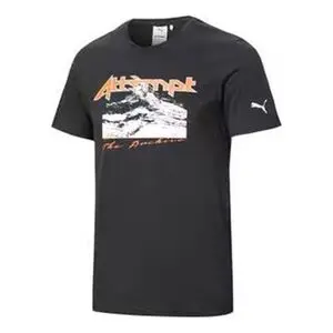 PUMA X Attempt Crossover Casual Short Sleeve Couple Style - Black