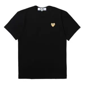 Play Comme Des Garcon Gold Heart T-shirt