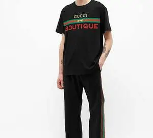 Gucci Boutique Printing Loose Short Sleeve