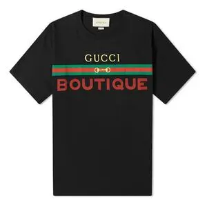 Gucci Boutique Printing Loose Short Sleeve