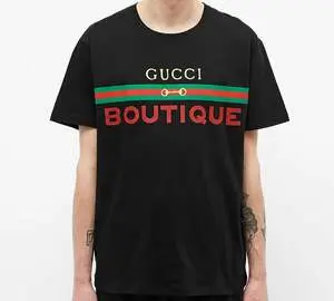 Gucci Boutique Printing Loose Short Sleeve