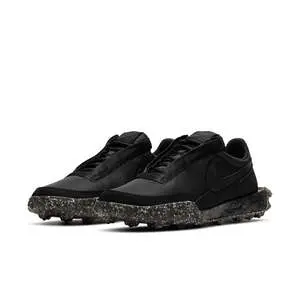 Nike Waffle Racer Crater Sneakers - Black