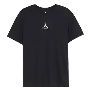 JORDAN Logo Sports Round Collar Short Sleeves Tee