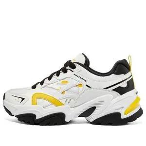 Sketchers Sport Stamina V2 Athletic Sneakers - White/black/yellow