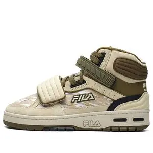 FILA FUSION Teratach X White Mountaineering High Top Sneakers - Beige/green