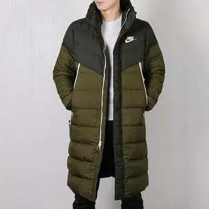 Nike Logo Puffer Hooded Coat