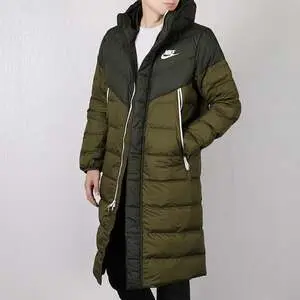 Nike Logo Puffer Hooded Coat