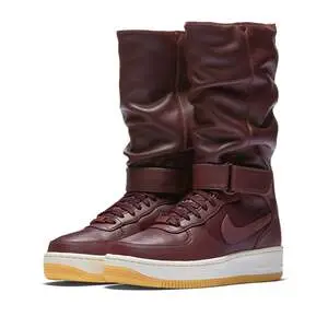 Nike Force 1 Upstep Warrior High Top Sneakers - Red