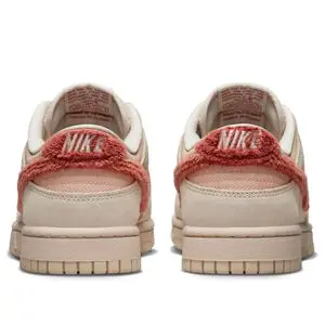 Nike Dunk Low "terry Swoosh" Sneakers - Cream
