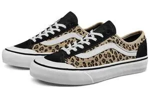 VANS Style 36 Decon Sf Leopard Print Low Top Sneakers - Black/white/leopard