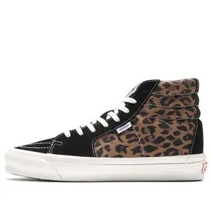 VANS Og Style 138 Ns Lx High Top Leopard Print Sneakers - Black/brown