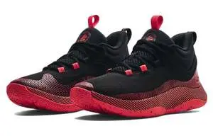 Under Armour Curry Hovr Splash Basketball Sneakers - Black/red