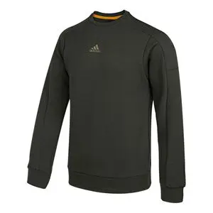 Adidas Crewneck Logo Pullover - Dark Brown