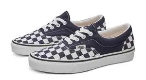 VANS Era Checkerboard Sneakers - Blue/white