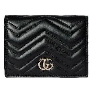 Gucci 26 Gg Marmont Short Wallet - Black