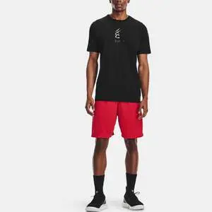 Under Armour Curry Casual Round Neck Cotton Short Sleeve - Black