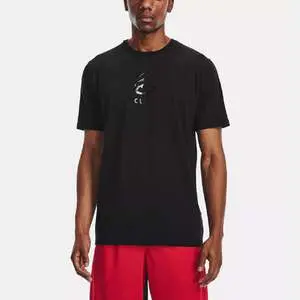 Under Armour Curry Casual Round Neck Cotton Short Sleeve - Black