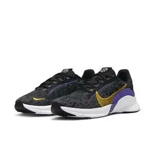 Nike Superrep Go 3 Next Nature Flyknit Athletic Sneakers - Black/yellow