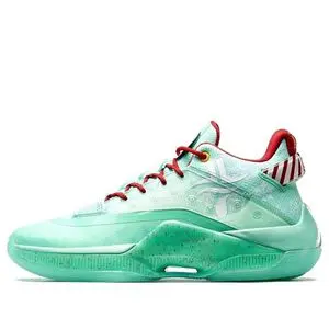 XTEP Levitation 4 Sneakers - Mint Green/red