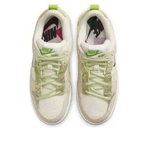 Nike Dunk Low Disrupt 2 "green Snake" Sneakers - White/gray/green