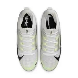 Nike Alpha Menace 4 Elite Athletic Cleats - White/metallic Silver/photon Dust